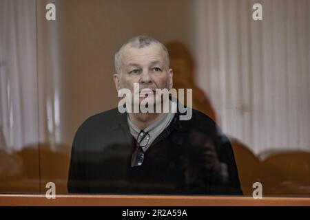 Le militant de l'opposition russe Mikhail Kriger s'est exprimé avec son ...