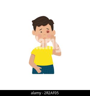 Inflammation de l'œil, conjonctivite chez l'enfant. Maladies virales et ...