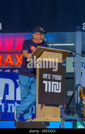 Haïfa, Israël - 20 mai 2023: Le militant Dr Suheil Diab parle à la ...