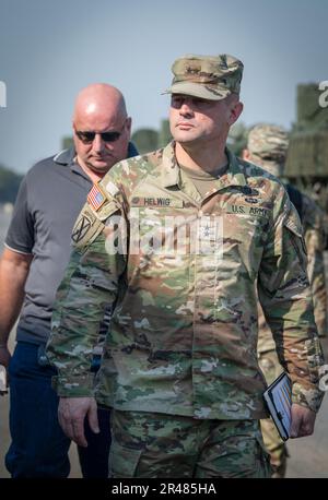ÉTATS-UNIS Le général de division de l'armée, Jeed Helwig, commandant ...