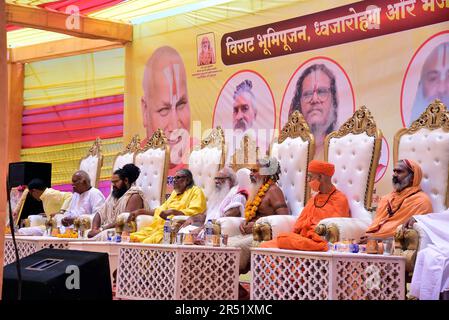 Bikaner, Rajasthan, Inde. 29th mai 2023. Shri Akhil Bhartiya Mahamandaleshwar, Shri Sarju Das Ji ...