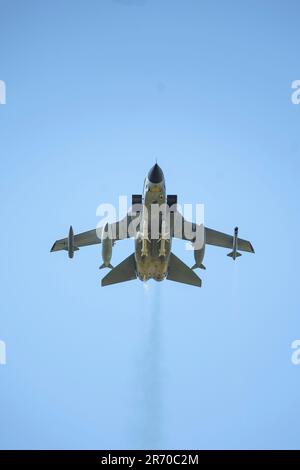 Jagel, Allemagne. 12th juin 2023. Les spectateurs regardent le ...
