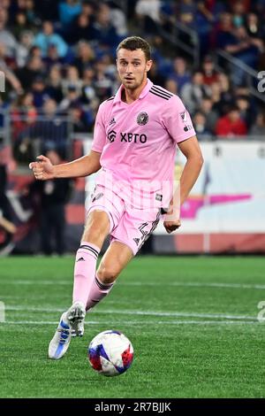 10 juin 2023; le défenseur de l'Inter Miami Noah Allen (32) dans le jeu ...