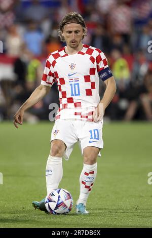 ROTTERDAM - 14/06/2023, ROTTERDAM - Luka Modric de Croatie lors du ...