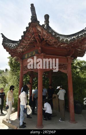 Jiyuan, province chinoise de Henan. 15th juin 2023. Les touristes ...