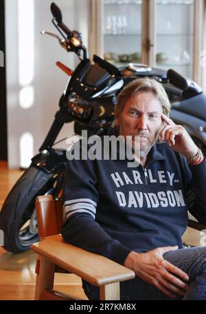 Harley-Davidson Inc Le PDG Jochen Zeitz donne un entretien à Tokyo sur ...