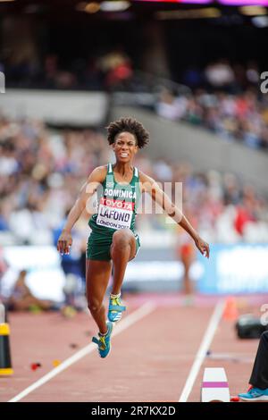 Thea Lafond participe au triple saut aux Championnats du monde d ...