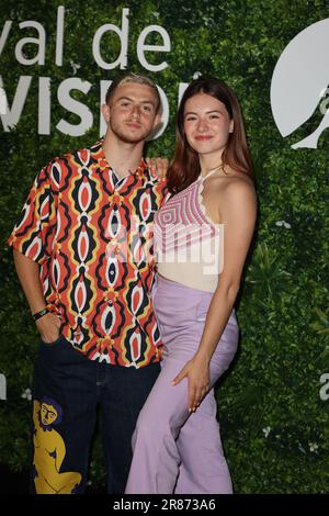 Monaco, Monaco. 18th juin 2023. Michou et Elsa Bois assistent à la ...