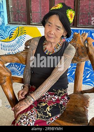 Buscalan, Philippines. 24th mai 2023. Maria Oggay, connue sous le nom d ...