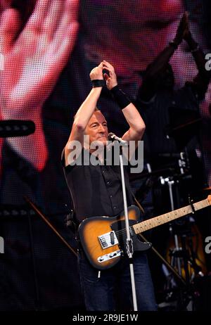 GOTHENBURG 20230626 Bruce Springsteen lors de son deuxième concert en ...