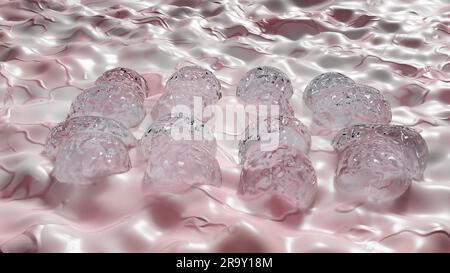 Croissance de cellules cancéreuses incontrôlable sur les tissus, les ...