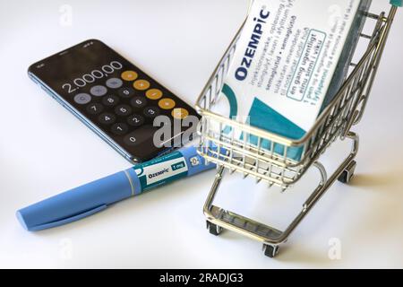 Stylo injecteur d'insuline Ozempic ou stylo cartouche d'insuline pour ...