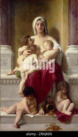 Charité (1878) de William Adolphe Bouguereau est un exemple classique ...