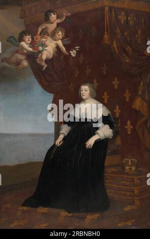 Portrait de Maria de Médicis, 1638, Salomon Savery, d'après Gérard van ...