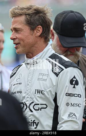 Brad Pitt lors de la FORMULE 1 ARAMCO BRITISH GRAND PRIX 2023 au ...
