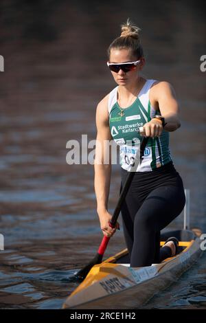 Sophie KOCH (Rheinbrueder Karlsruhe) action finale canoë C1 femmes ...