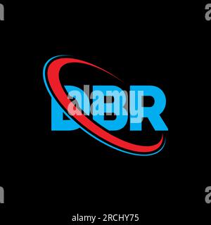 Logo DBR. Lettre DBR. Logo DBR lettre. Initiales DBR logo lié avec ...