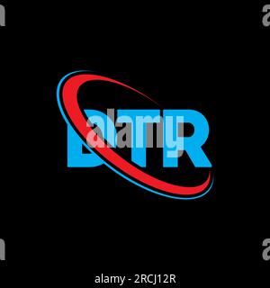 Logo DTR. Lettre DTR. Logo de la lettre DTR. Initiales logo DTR lié à ...