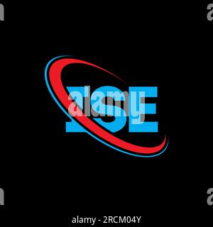 Logo ISE. Lettre ISE. Logo de la lettre ISE. Initiales logo ISE liées à ...