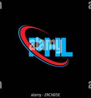 Logo PHL. Lettre PHL. Logo de lettre PHL. Initiales PHL logo lié avec ...