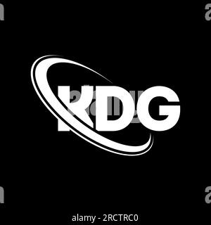 Logo KDG. Lettre de KDG. Logo de lettre KDG. Initiales logo KDG lié à ...