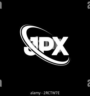 Logo JPX. Lettre JPX. Logo de la lettre JPX. Initiales JPX logo lié ...