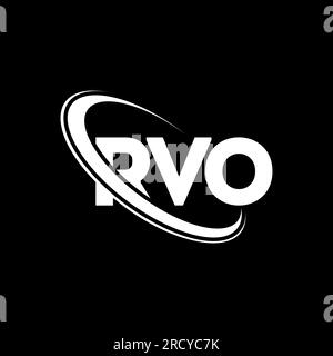 Logo RVO. Lettre RVO. Logo de la lettre RVO. Initiales logo RVO lié à ...