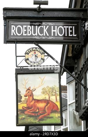 The Roebuck public House, Derby Street, Leek, Staffordshire, Angleterre ...
