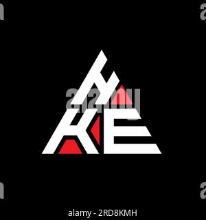 Logo HKE. Lettre HKE. Logo de lettre HKE. Initiales HKE logo lié avec ...