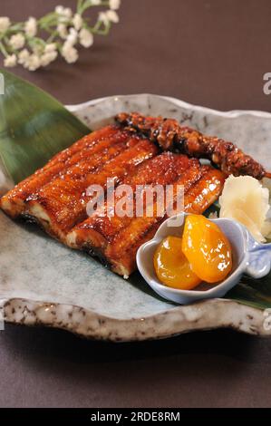 Anguille grillée ou unagi grillé avec sauce (Kabayaki) - .cuisine ...