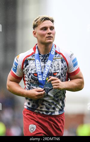 Warrington, Angleterre - 22 juillet 2023 - Homme du match Lachlan Lam ...
