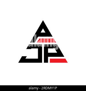Logo PJP. Lettre PJP. Logo de lettre PJP. Initiales logo PJP lié avec ...