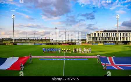 Tubize, Belgique. 24 juillet 2023. Snaedis Maria Jorundsdottir (11) d ...