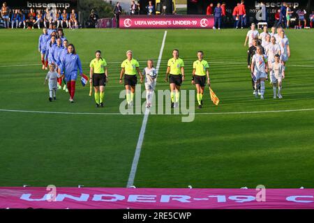 Tubize, Belgique. 24 juillet 2023. Snaedis Maria Jorundsdottir (11) d ...