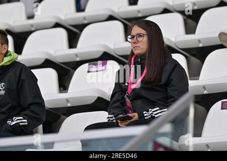 Tubize, Belgique. 24 juillet 2023. Snaedis Maria Jorundsdottir (11) d ...
