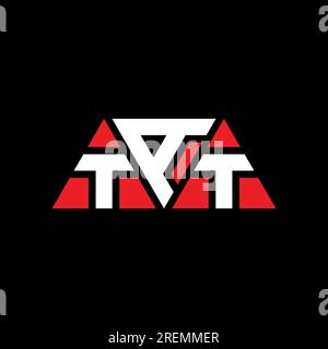 Logo de lettre triangle tat avec forme de triangle. Monogramme de logo ...