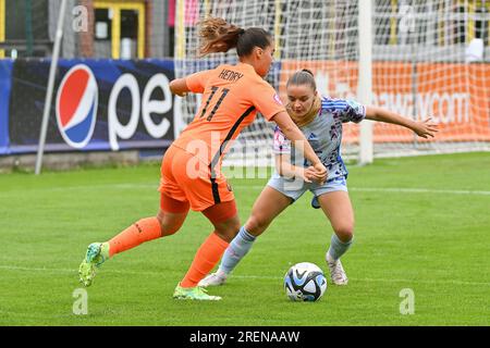 Ziva Henry (11 ans) des pays-Bas et Sara Ortega (15 ans) d’Espagne ...