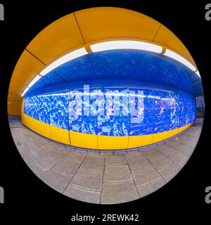 Passage souterrain de Porteus Road et Flyover de Paddington Basin, West ...