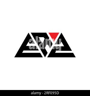 Logo de lettre ERZ avec forme de polygone. Logo en forme de polygone et ...