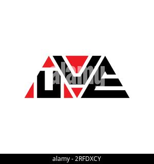 Logo de lettre triangle UUE avec forme de triangle. Monogramme de logo triangle UUE. Modèle de ...