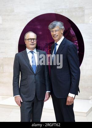 AMSTERDAM - Portrait du CEO Robert Swaak (à gauche) et du CFO Ferdinand ...