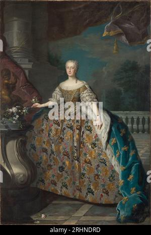 Portrait de Maria Teresa d'Espagne (1726-1746) Deuxième moitié du 18ème ...