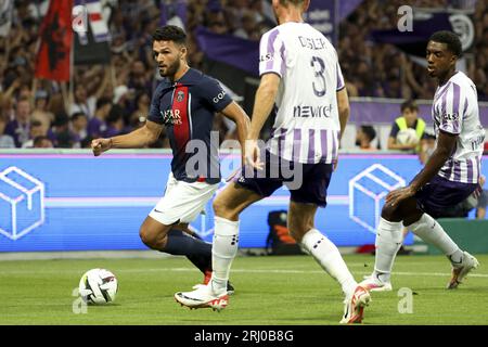 Goncalo Ramos du PSG lors du match de championnat de France de Ligue 1 entre le Stade Rennais ...