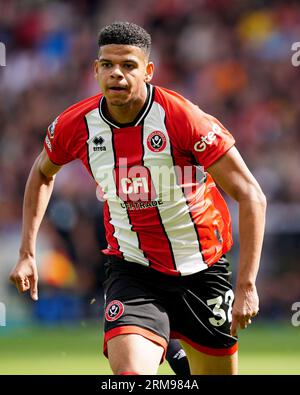 William Osula de Sheffield United lors du match du troisième tour de la ...