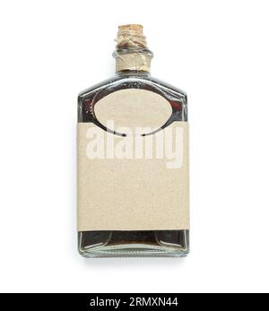 bouteille de rhum pirate sur fond blanc. Affiche pour bouteilles de ...