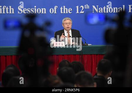 (170307) -- BEIJING, 7 mars 2017 -- Liu Yongfu, Directeur du Bureau du ...