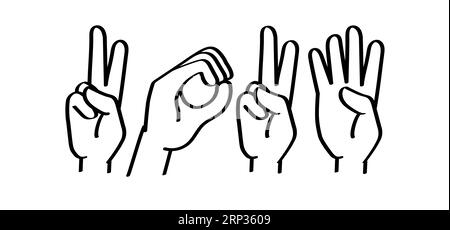 Dessin de bande dessinée sourde langue des signes, 2023. Dessin animé ...