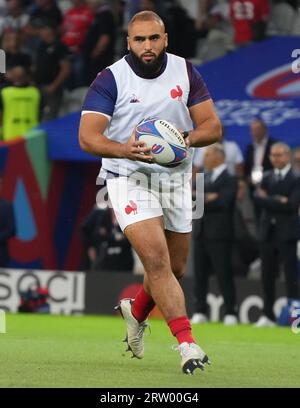 Reda WARDI de France lors de la coupe du monde 2023, poule un match de ...