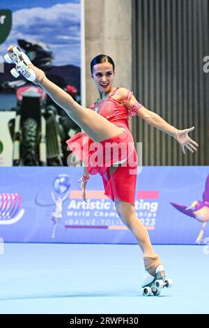 Roberta SASSO (ITA), lors de Senior Ladies Solo Dance, Free Dance, aux ...