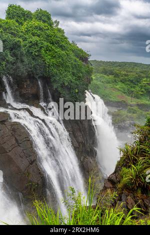 Chute d'eau de Chutes de Boali, République centrafricaine, Afrique ...